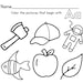 Beginning Sounds Worksheets 26 Letters Color the Pictures - Etsy
