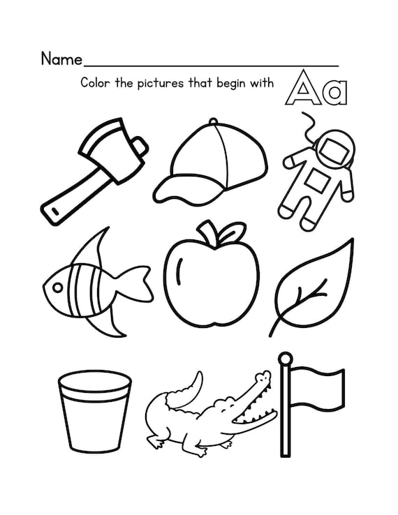 Hojas Para Colorear Con Sonidos Iniciales Libro De Pintar Disney