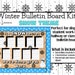 Winter January Bulletin Board Kit Display Student Work Hallway - Etsy