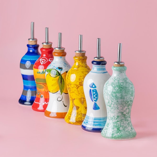 Ceramic Oil Bottle - Etsy
