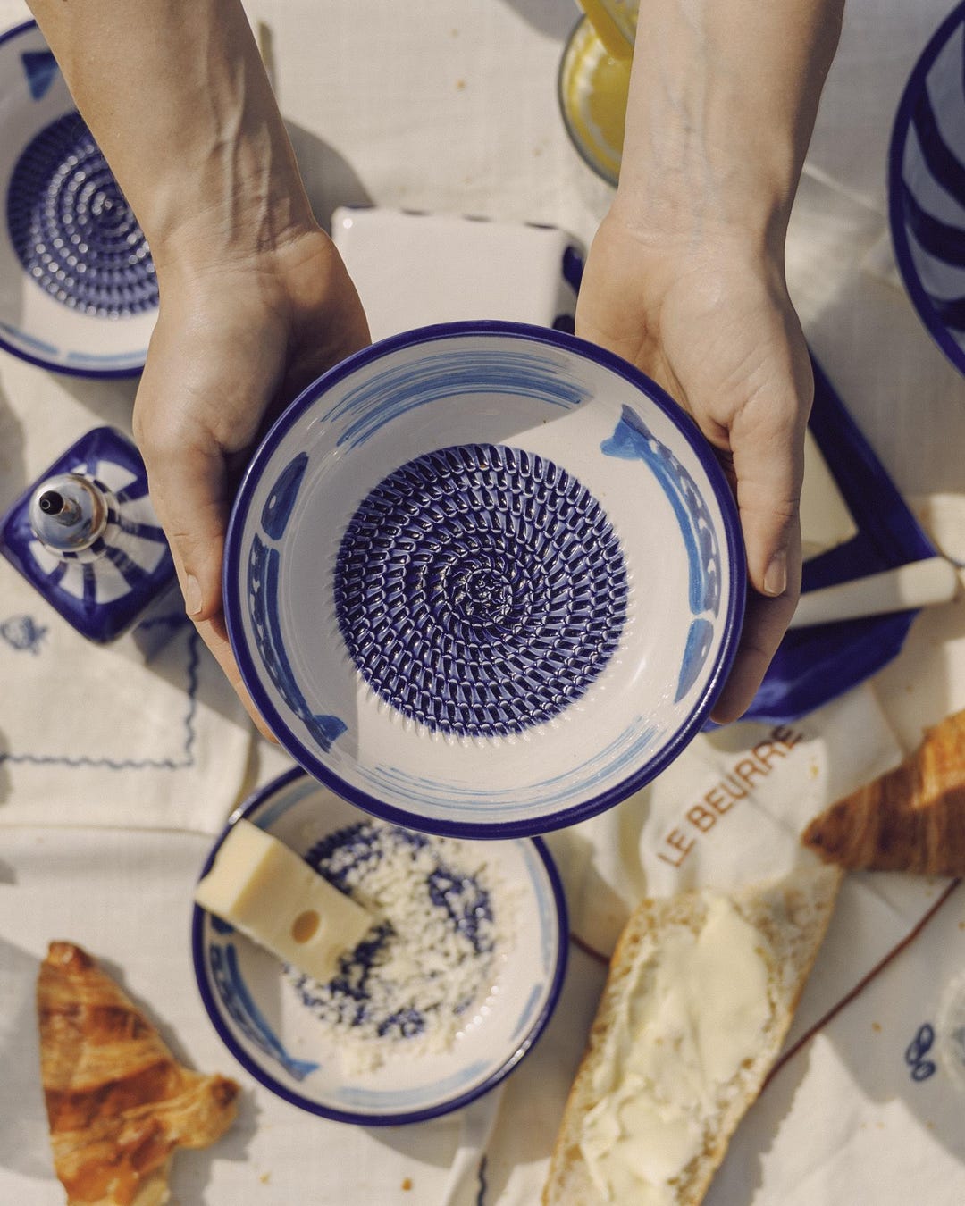 Grater Plate - Handmade Ceramic - Fish Themed Set - Mother's Day Gift ...