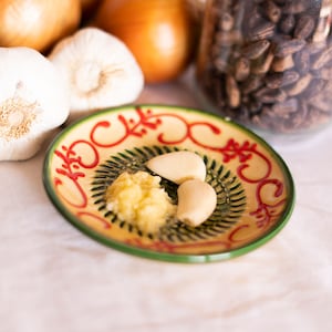 Deep Grater Plate -ginger Grater Plate, Ceramic Garlic Plate, Modern ...
