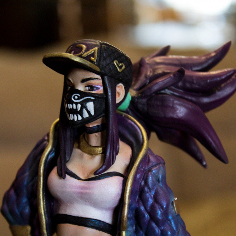 League of Legends KDA Akali Figure 25 Cm Height / Different Size Option ...