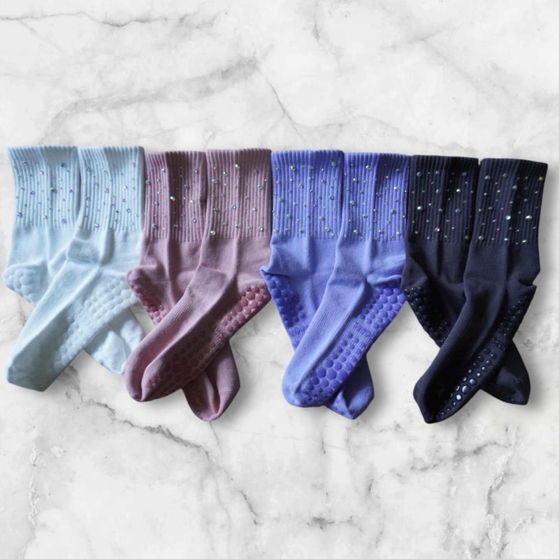 Rhinestone Socks - Etsy