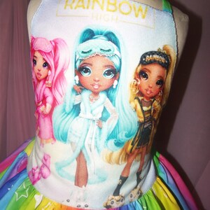 My Rainbow Dolls Vintage RARE Fabric Girl's Dress Size 4t Ruffles - Etsy