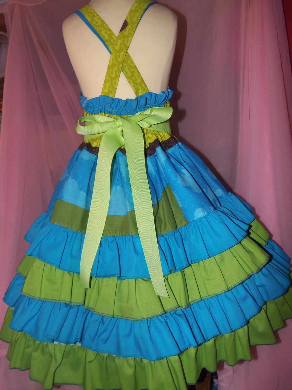 Donkey From Shrek Vintage RARE Fabric Gold Dress Size 6 | Etsy