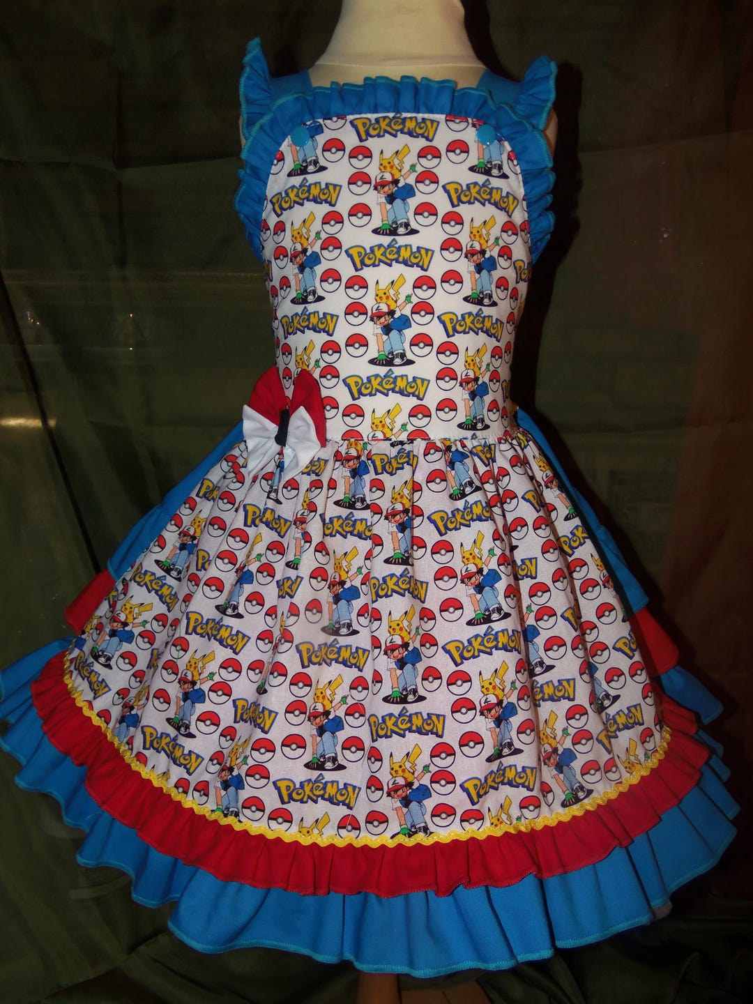Girls Pokemon Dress, Pokemon Birthday Party , Pokemon Birthday Outfit ...