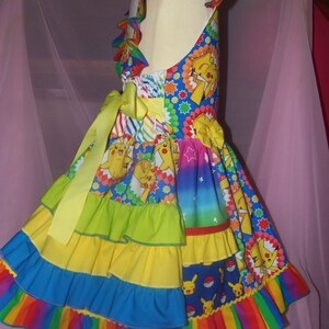 Pikachu Girls Pokemon Dress Pokemon Birthday Party Pokemon - Etsy