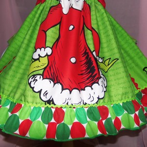 Merry Christmas Green Bad Man Party Vintage RARE Fabric (original First ...