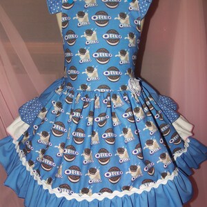 Mommy's Little Cookie Monster Chocolat Cookies Vintage RARE Fabric Girl ...