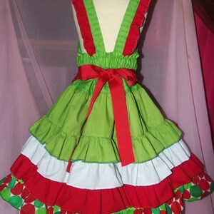 Merry Christmas Green Bad Man Party Vintage RARE Fabric (original First ...