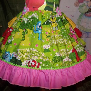 Rainbow Gabba Foofa RARE Vintage Fabric Dress Size 3t - Etsy