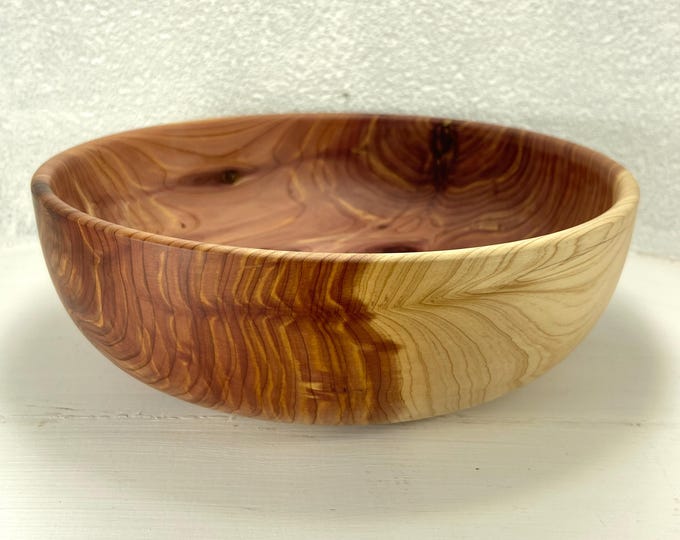 77 - Cedar Wood Bowl With Food Safe Finish - Etsy