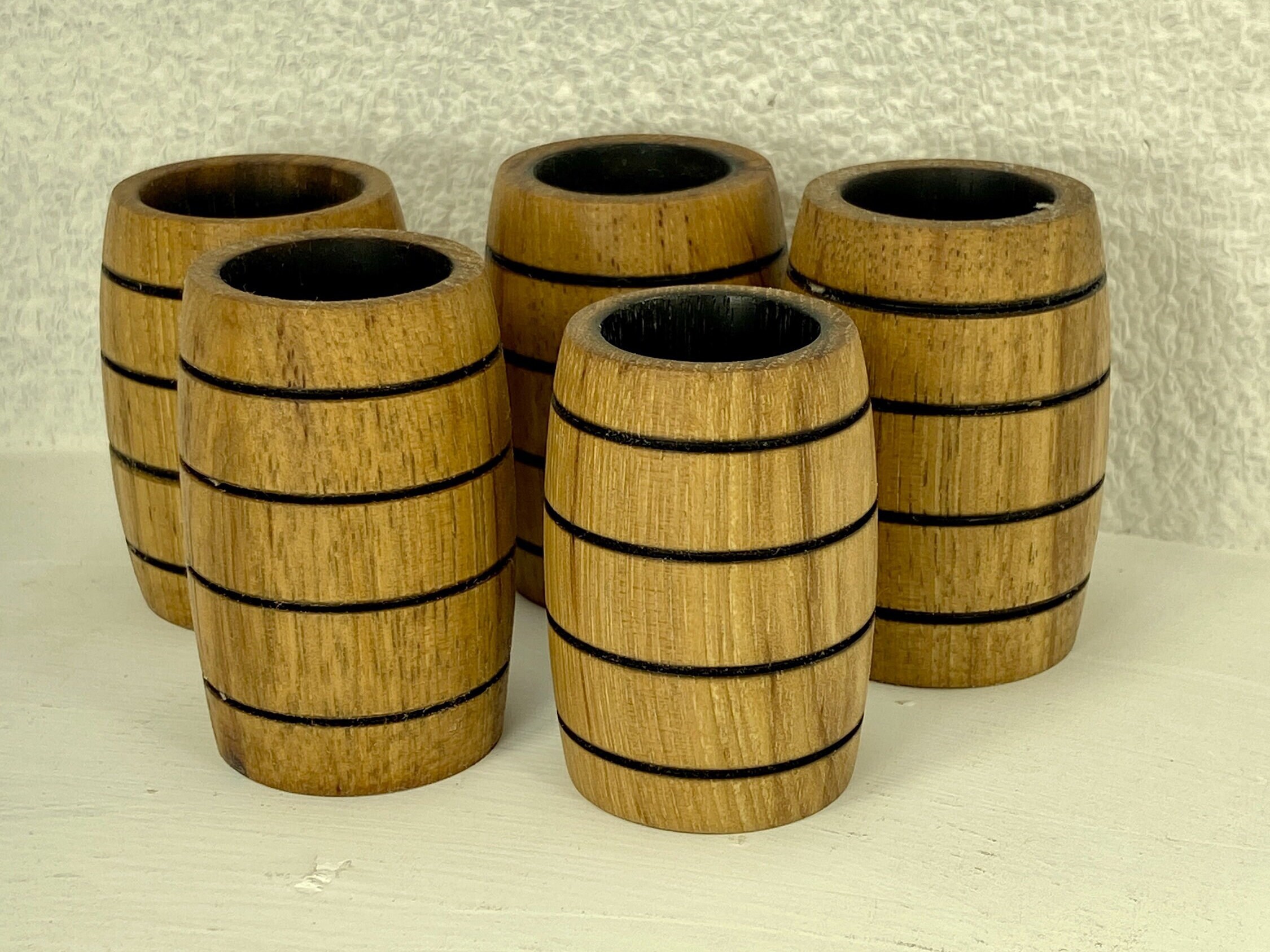 64 - "whiskey Barrel" Shot Glasses - Etsy