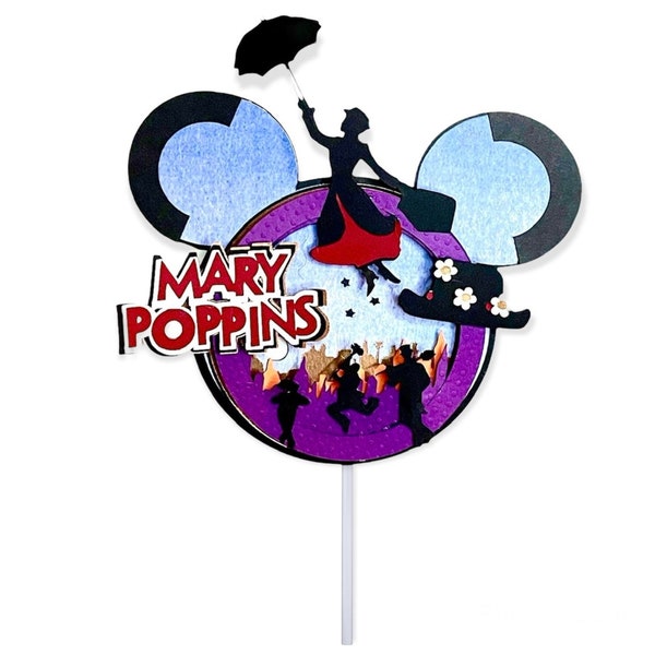 Mary Poppins Birthday Cake Topper - Etsy