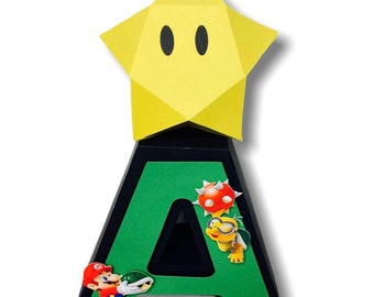 Mario Bros 3d Letter - Etsy