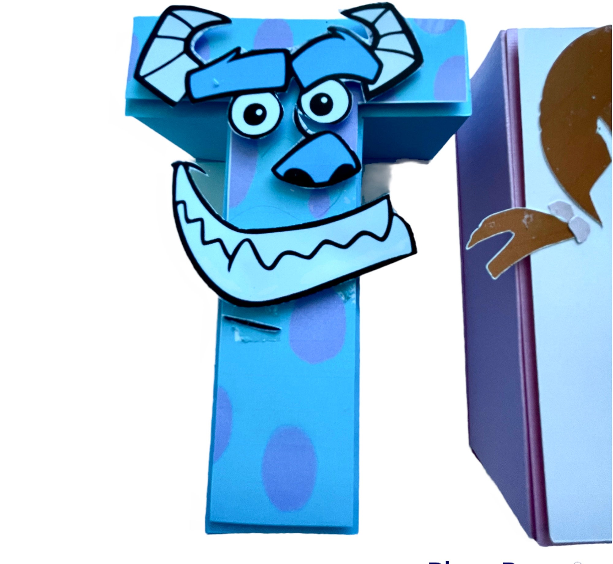 Monster Inc 3D Letters - Etsy