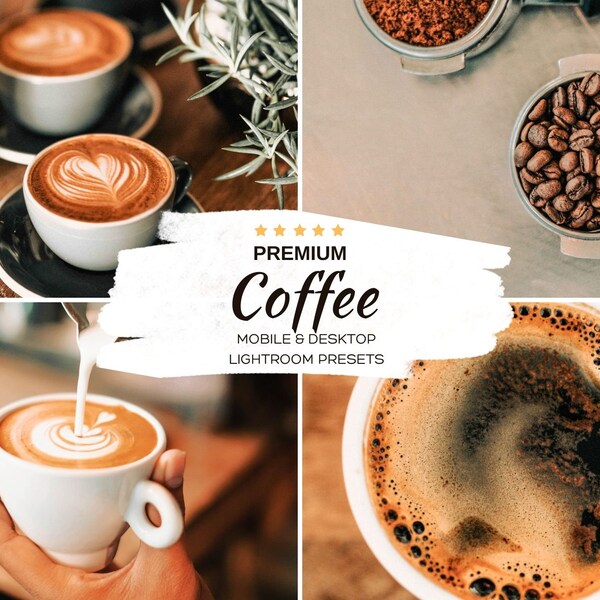 Coffee Lightroom Preset - Etsy