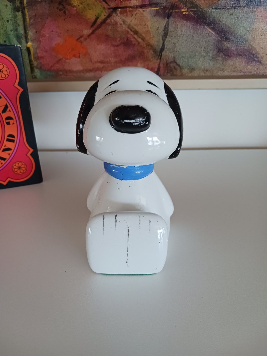 Vintage Peanuts Snoopy Ceramic Figurine United Feature Syndicate Inc ...