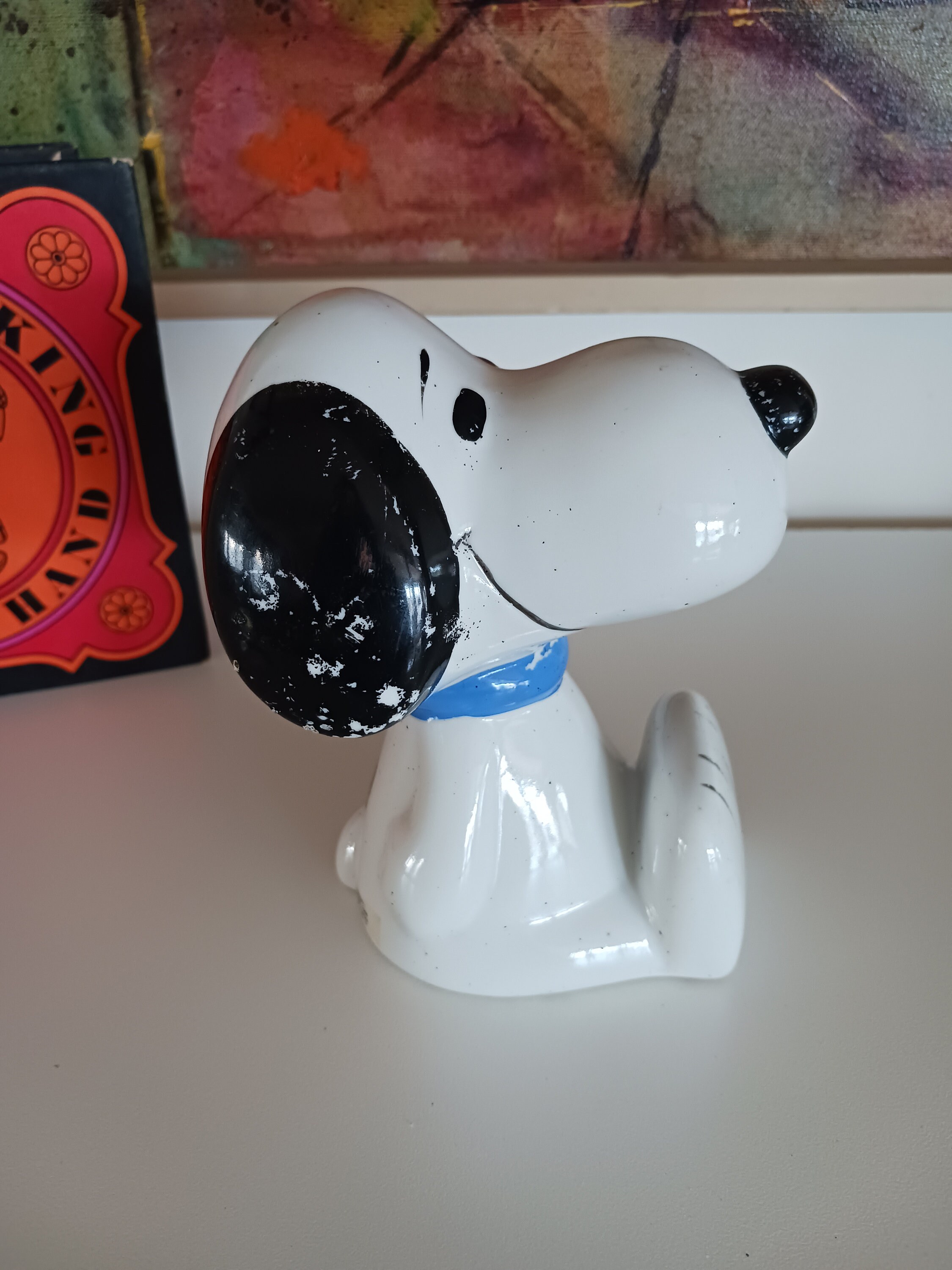 Vintage Peanuts Snoopy Ceramic Figurine United Feature Syndicate Inc ...
