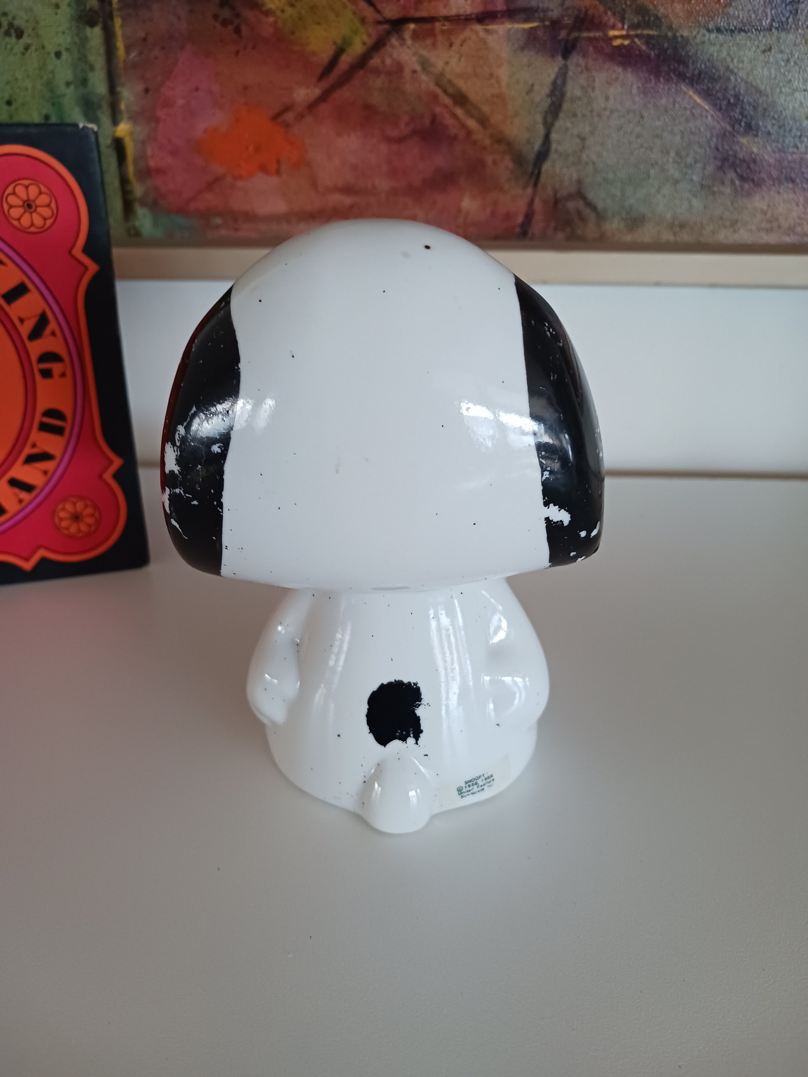 Vintage Peanuts Snoopy Ceramic Figurine United Feature Syndicate Inc 1966 - Etsy