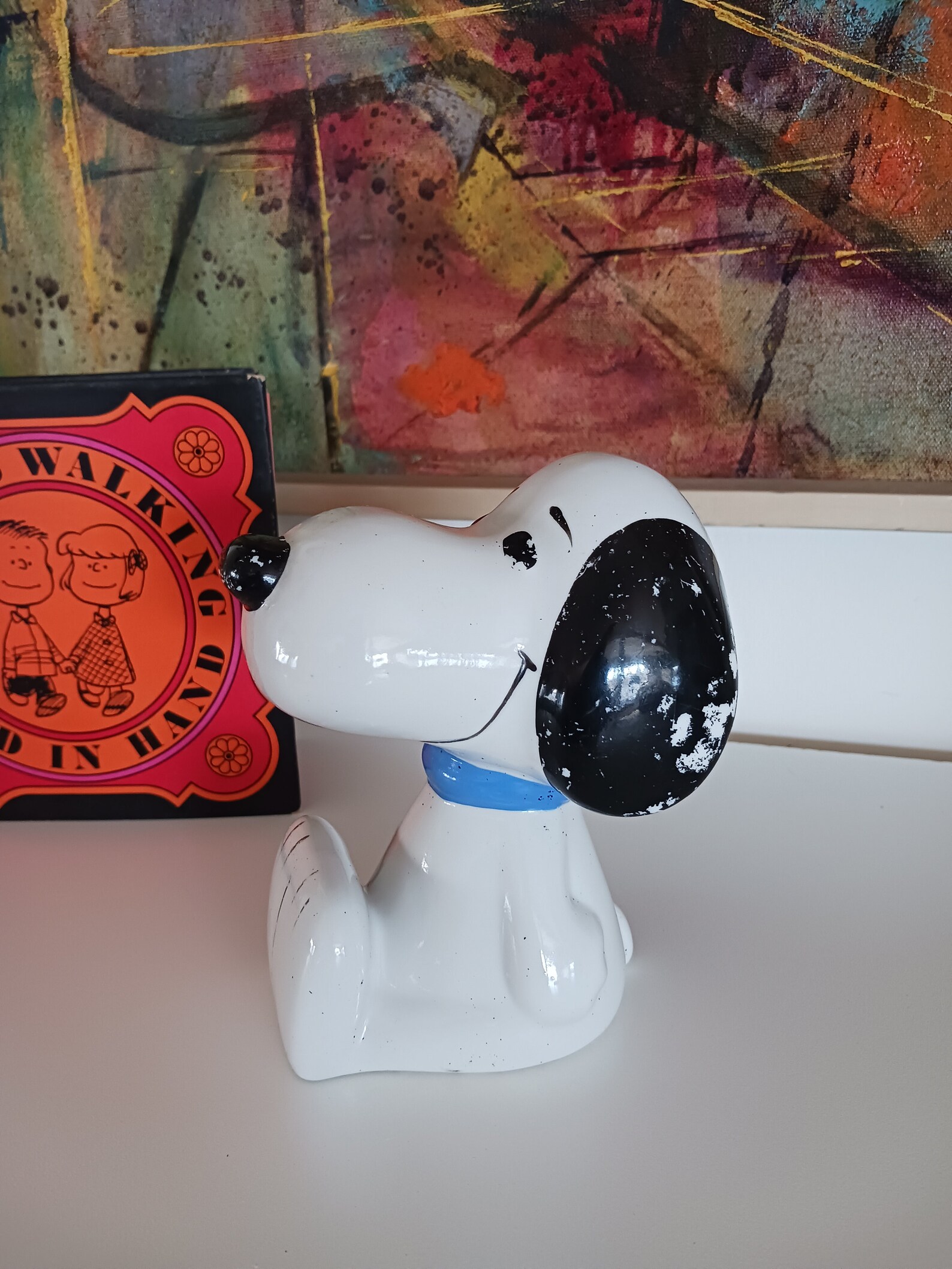 Vintage Peanuts Snoopy Ceramic Figurine United Feature Syndicate Inc 1966 - Etsy