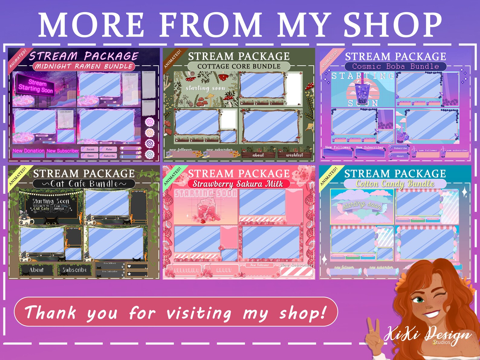 Animated 90s Retro Computer Twitch Screens | Twitch | Overlay | Stream ...