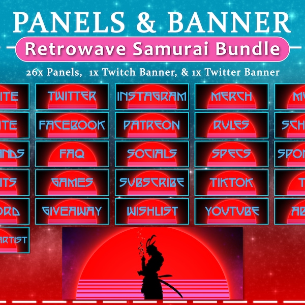 Samurai Art Banner - Etsy