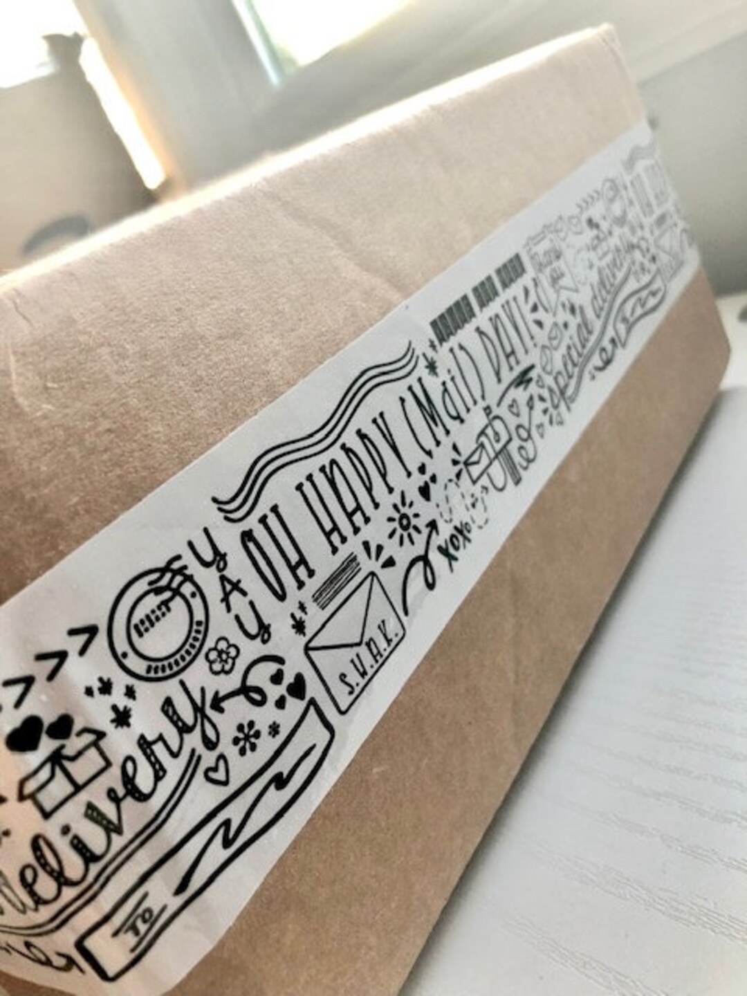 Cute Shipping Tape Fun Packing Tape Small Business Self Adhesive Tape ...