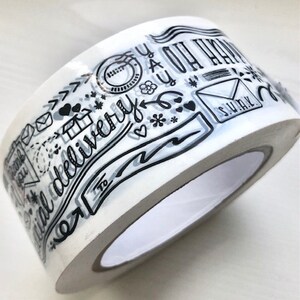 Cute Shipping Tape Fun Packing Tape Small Business Self Adhesive Tape ...