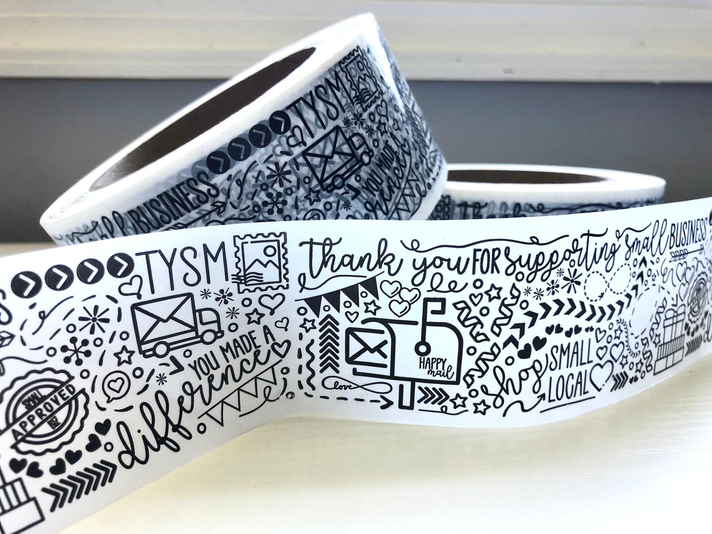 Cute Shipping Tape Fun Packing Tape Small Business - Etsy