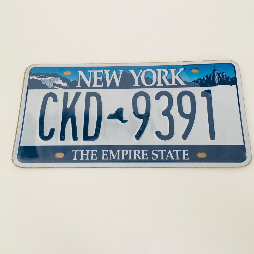 Vintage American License Plate New York - Etsy
