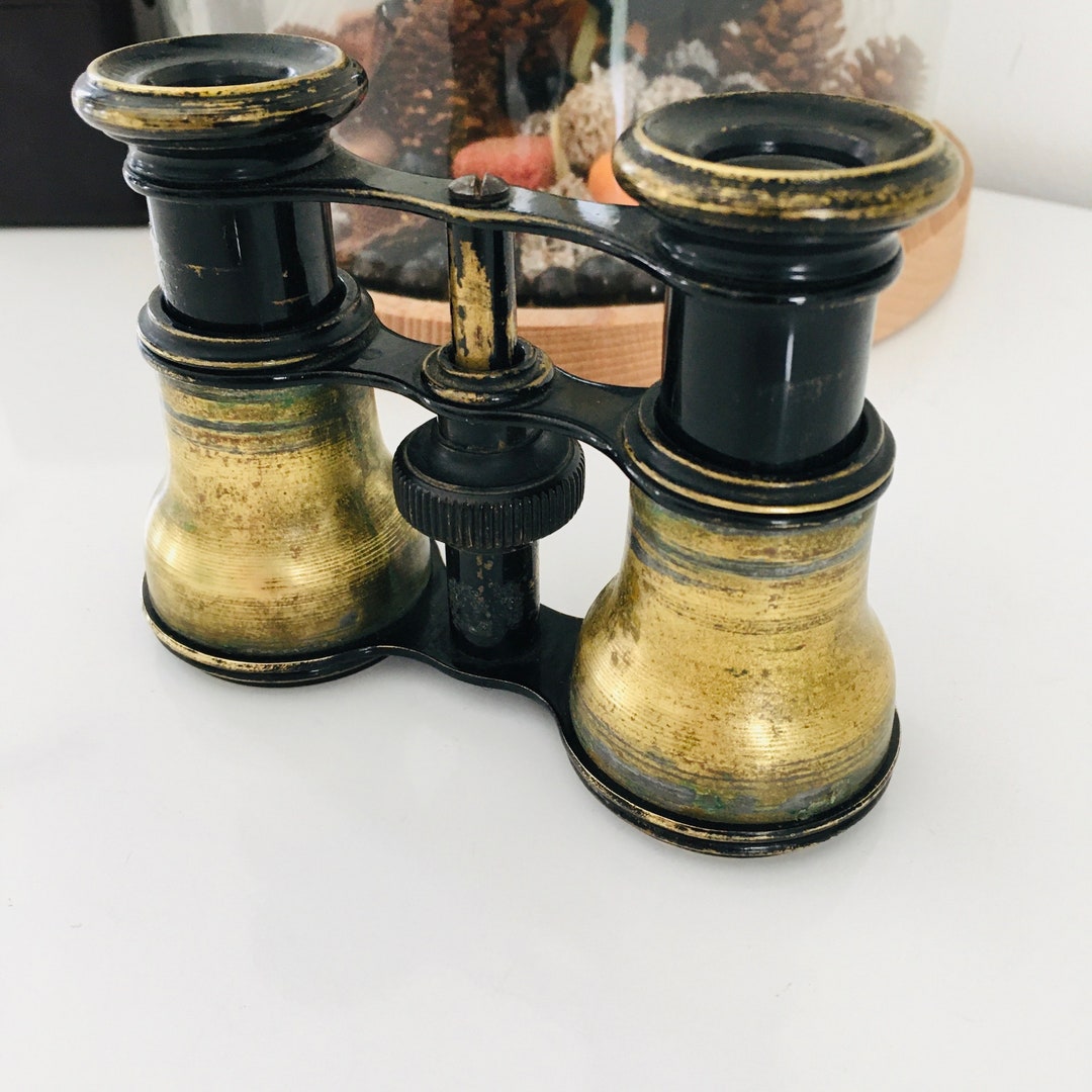 Old Vintage Brass Opera/theater Binoculars Dijon France - Etsy
