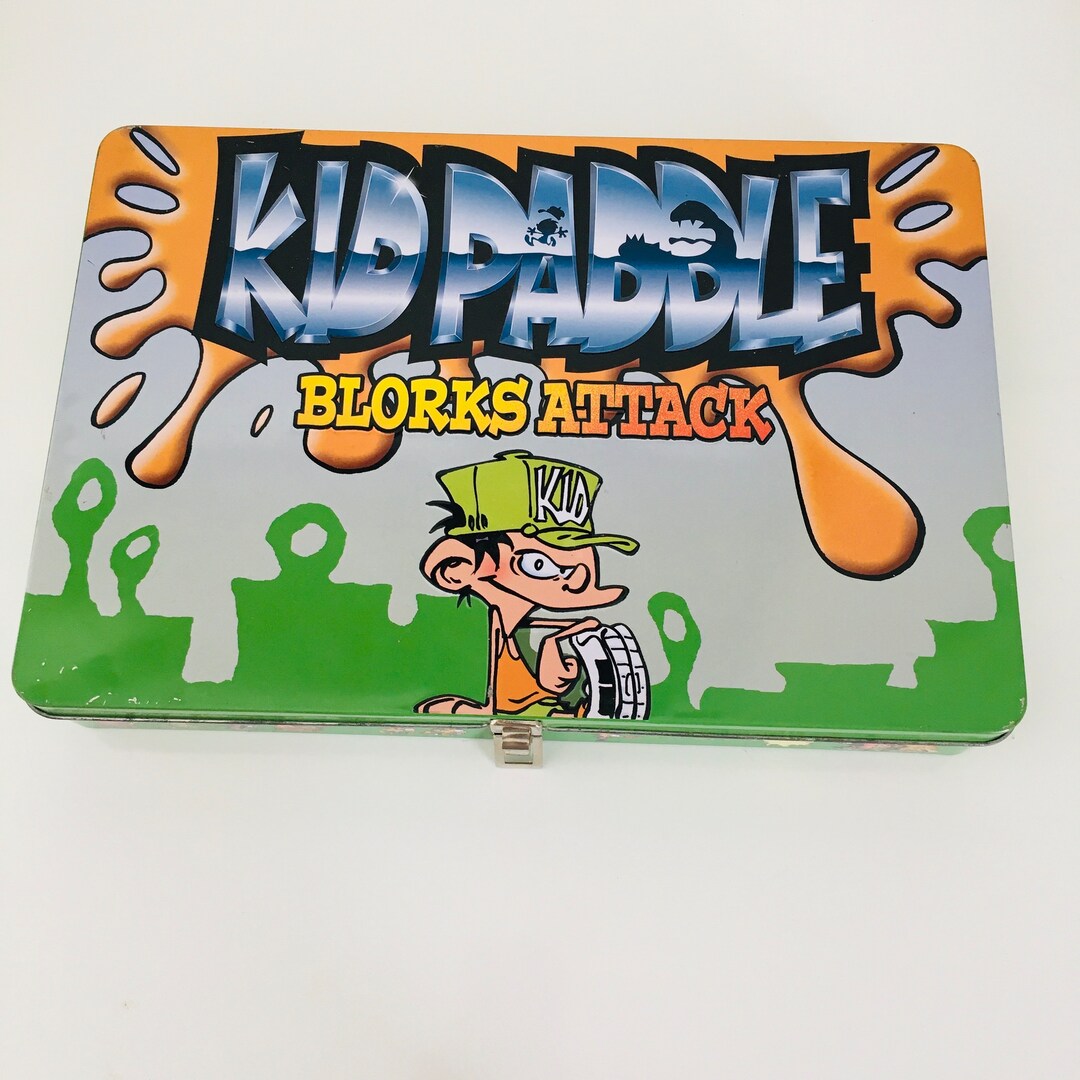 Old Vintage Kid Padle Metal Box - Etsy