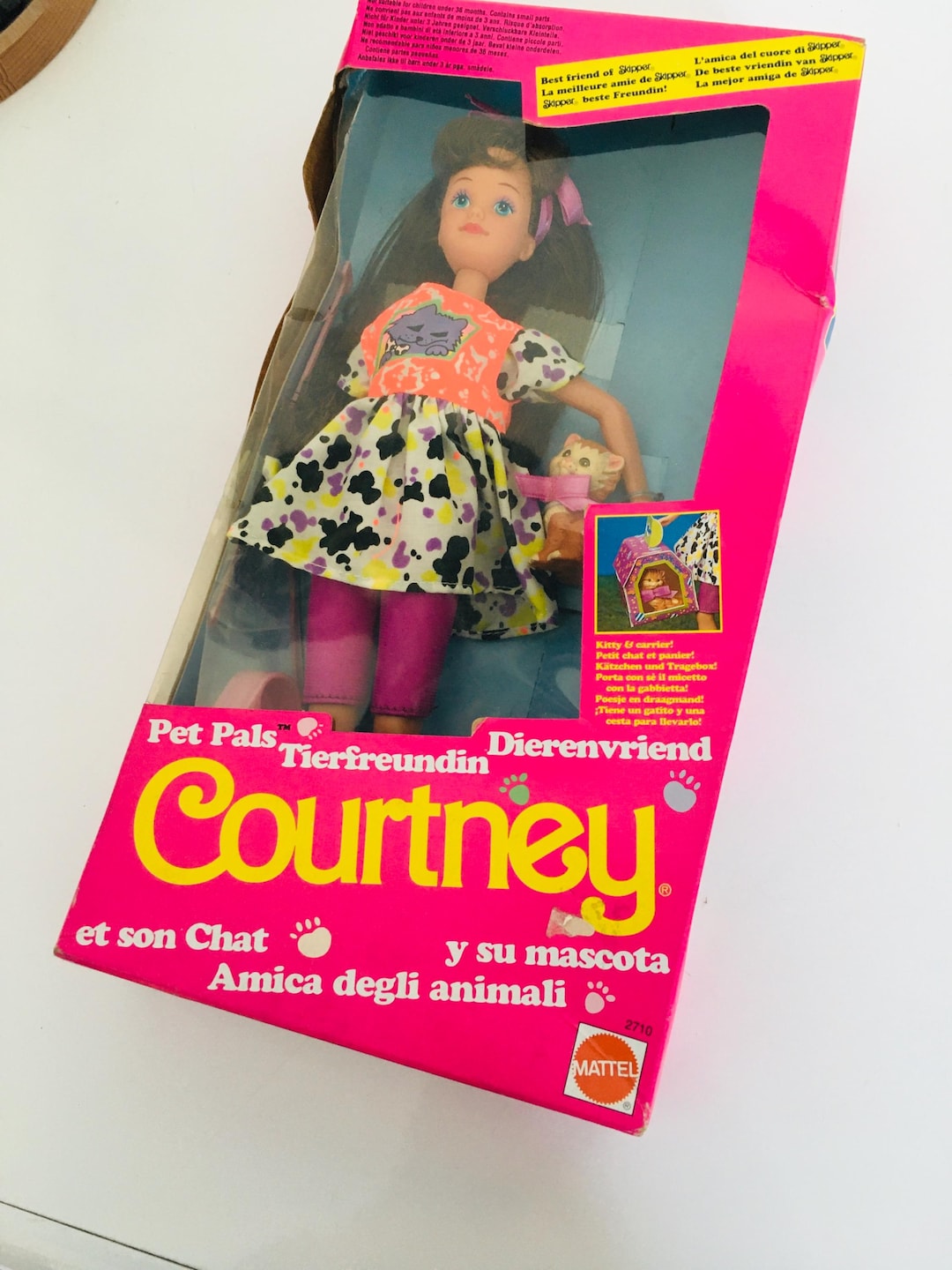 Rare Barbie Courtney Pet Pals Mattel 1991 Vintage in Box - Etsy