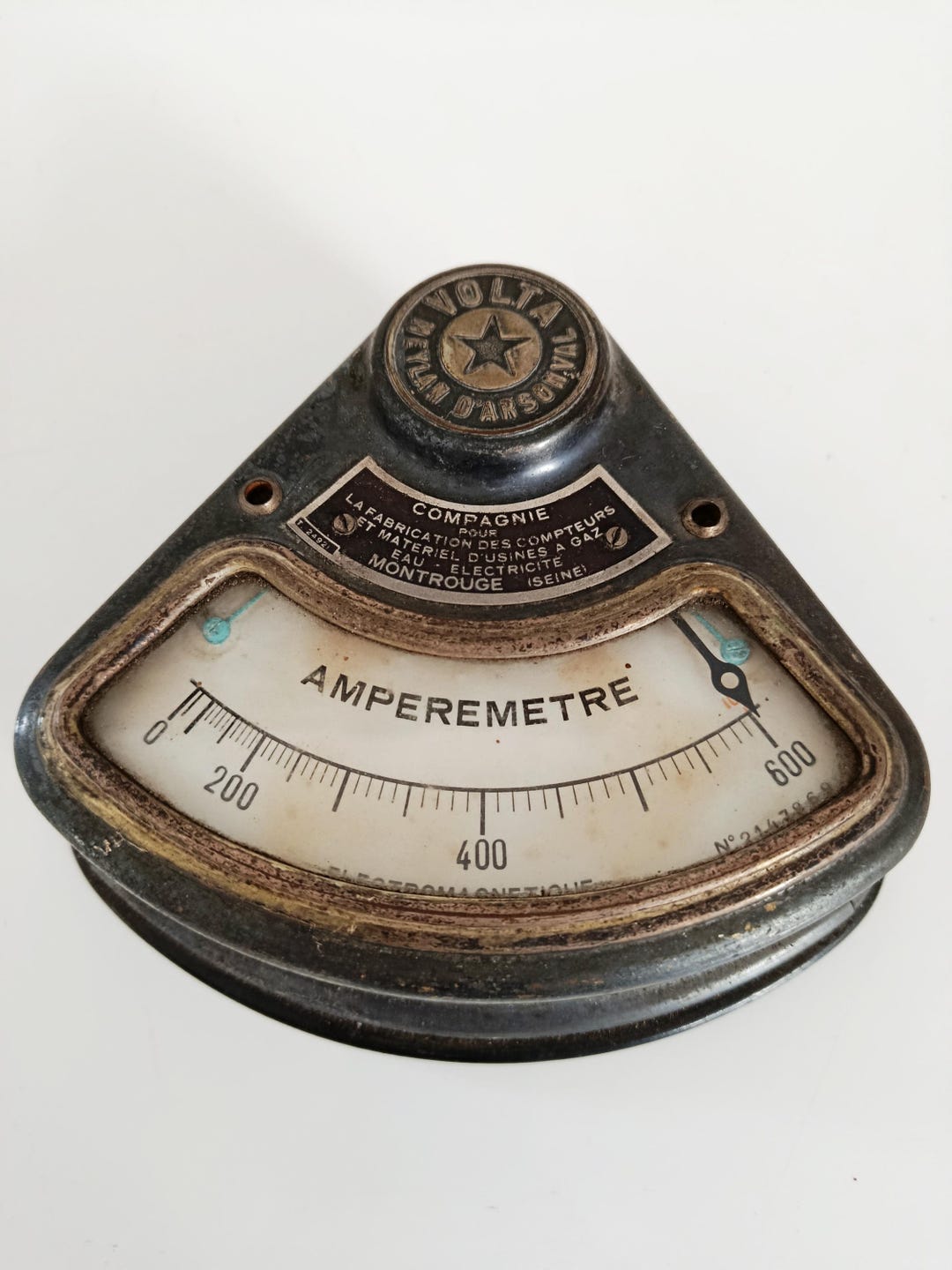 Rare Old French Volta Ammeter Montrouge France Vintage - Etsy