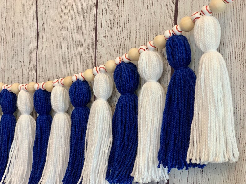 Baseball Tassel Garland | Baseball Banner - Etsy