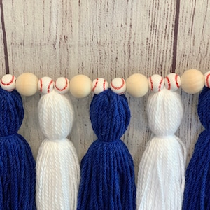 Baseball Tassel Garland | Baseball Banner - Etsy