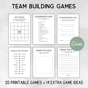 Editable Office Party Games for Work Party Ideas for Team Meeting Fun ...