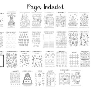 Personalized Birthday Coloring Book Custom Birthday Party Favors Kids ...