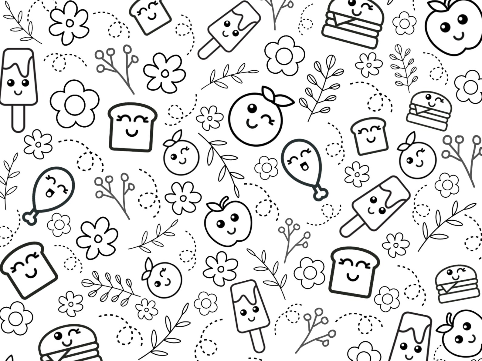 Coloring Kawaii Cute Coloring Sheets Kawaii Coloring Pages Printable ...