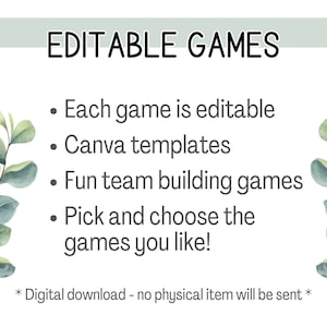 Editable Office Party Games for Work Party Ideas for Team Meeting Fun ...