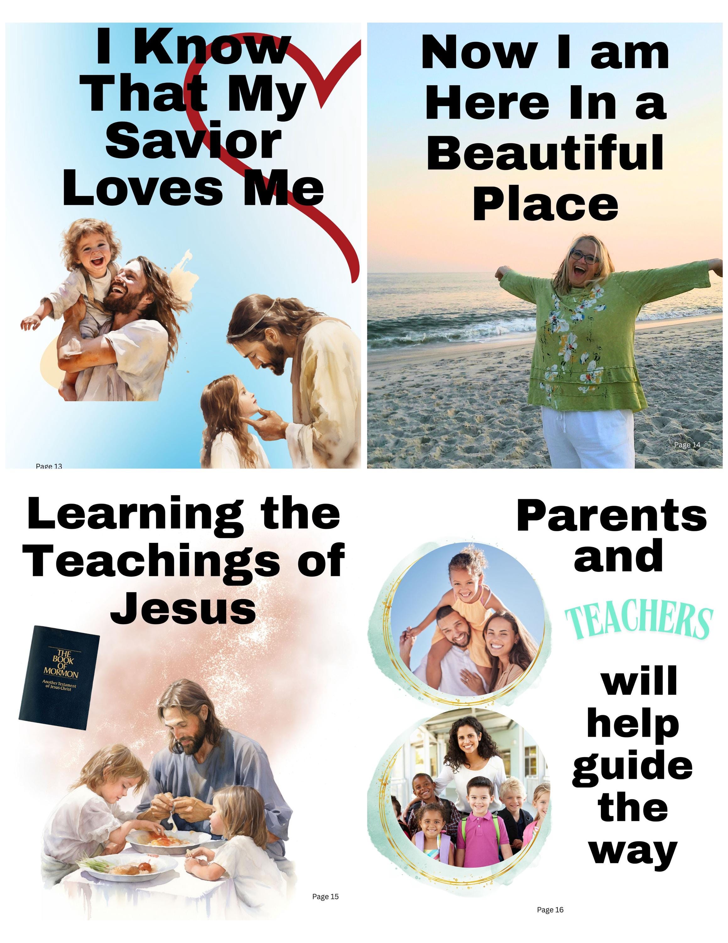Flip Chart for the Primary Song I Know My Savior Loves Me. for Primary ...