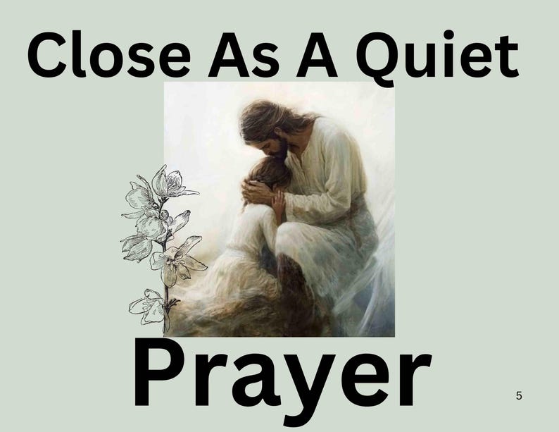 Close as a Quiet Prayer Flipchart for LDS Primary Chorister. New Hymn ...
