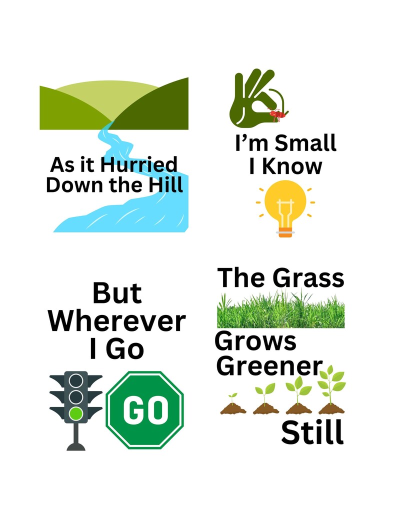 LDS Primary Flipchart for Give Said the Little Stream, the Church of ...