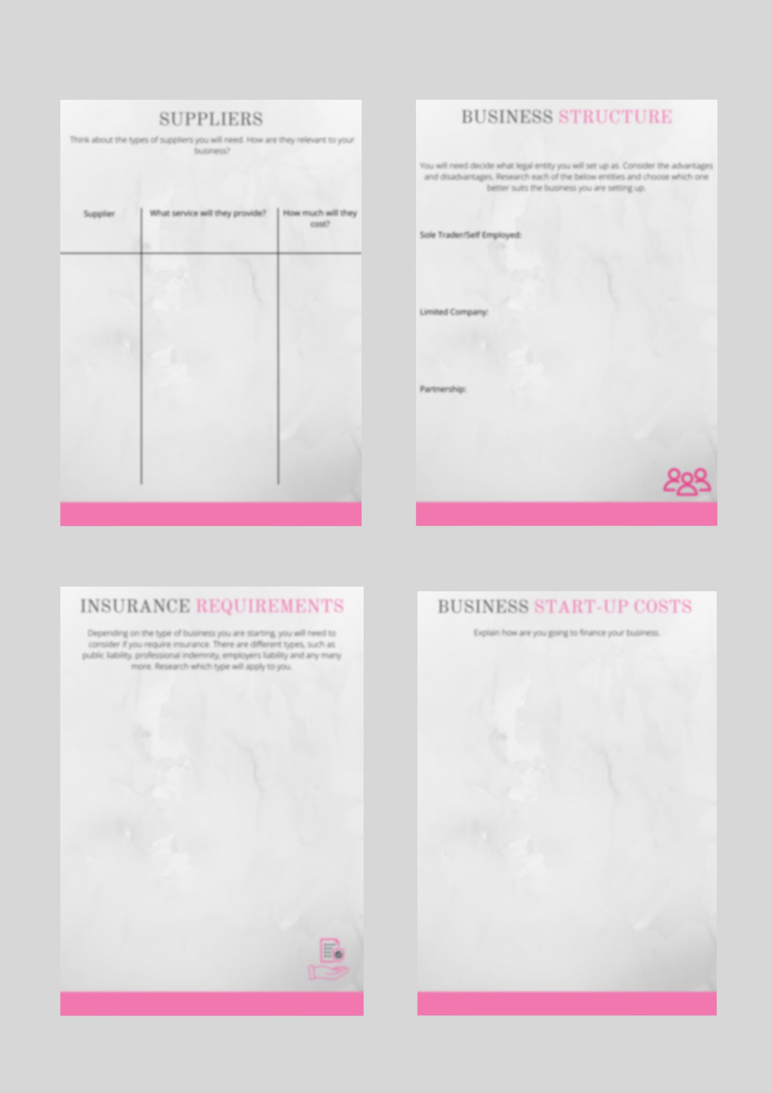 Business Success Plan for Entrepreneurs Instant Downloadable - Etsy