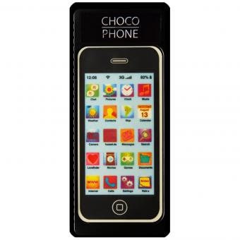 White Chocolate Smartphone, Edible Chocolate Mobile Phone, Funny ...