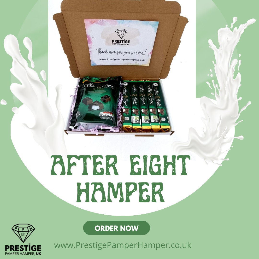After Eight Chocolate Hamper Personalised Chocolate Letterbox Gift ...