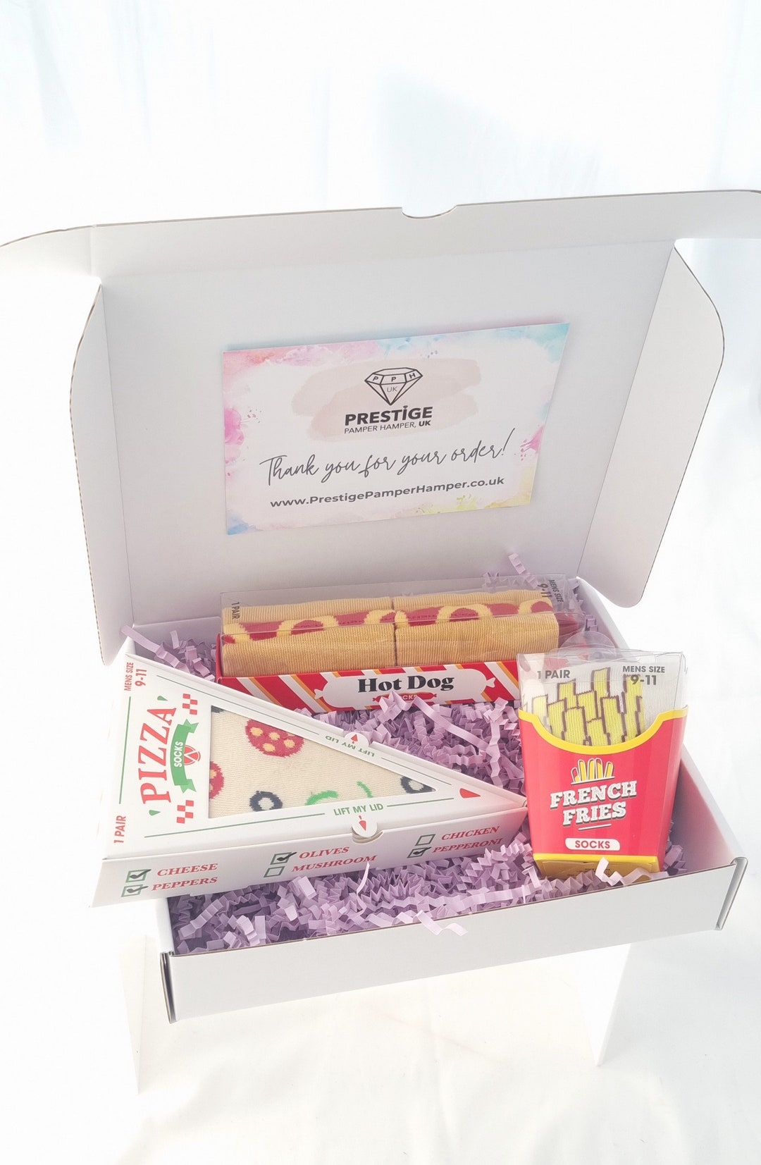 Men's Novelty Fast Food Socks Gift Set, Pizza Socks, Hot Dog Socks ...