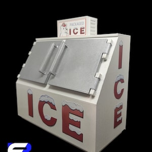 Miniature Icebox 1/8 Scale - Etsy